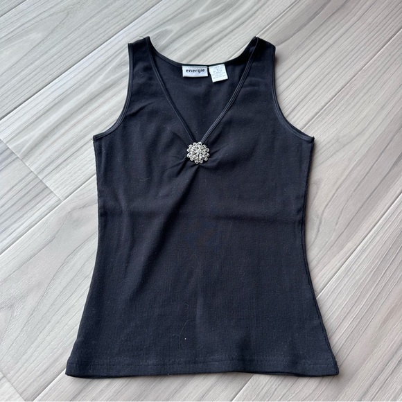 Vintage | Tops | Vintage Y2k Energie Jeweled Tank Top | Poshmark